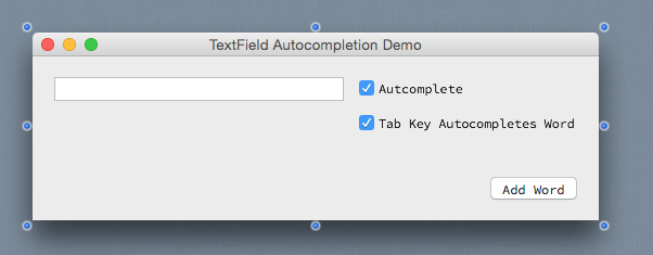 TextField with Autocomplete – Xojo Blog