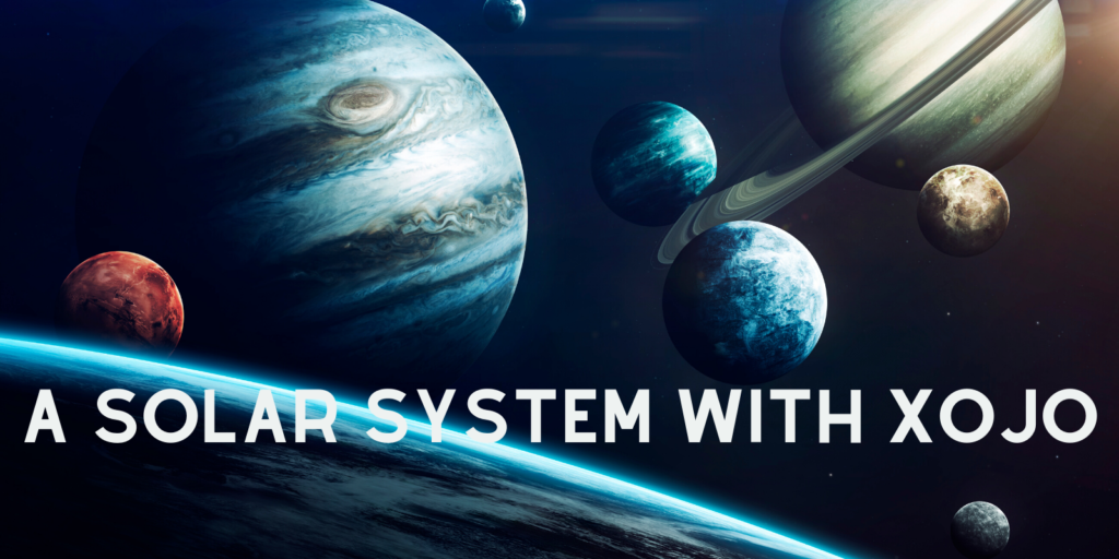 Programming your own Solar System with Xojo + MBS SceneKit – Xojo Programming Blog