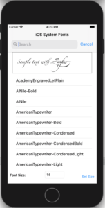 Quick Tip: Listing System Fonts on iOS – Xojo Programming Blog