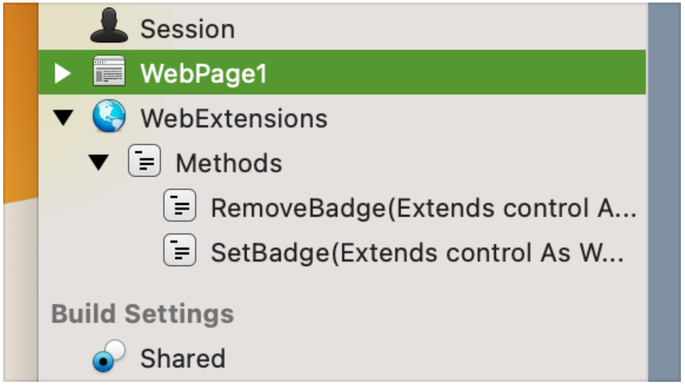 WebUIControl Badges Using Extension Methods – Xojo Programming Blog