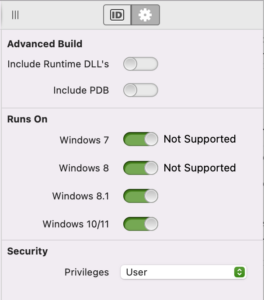 Build Settings: New macOS Minimum Version and Windows Supported Versions – Xojo Programming Blog
