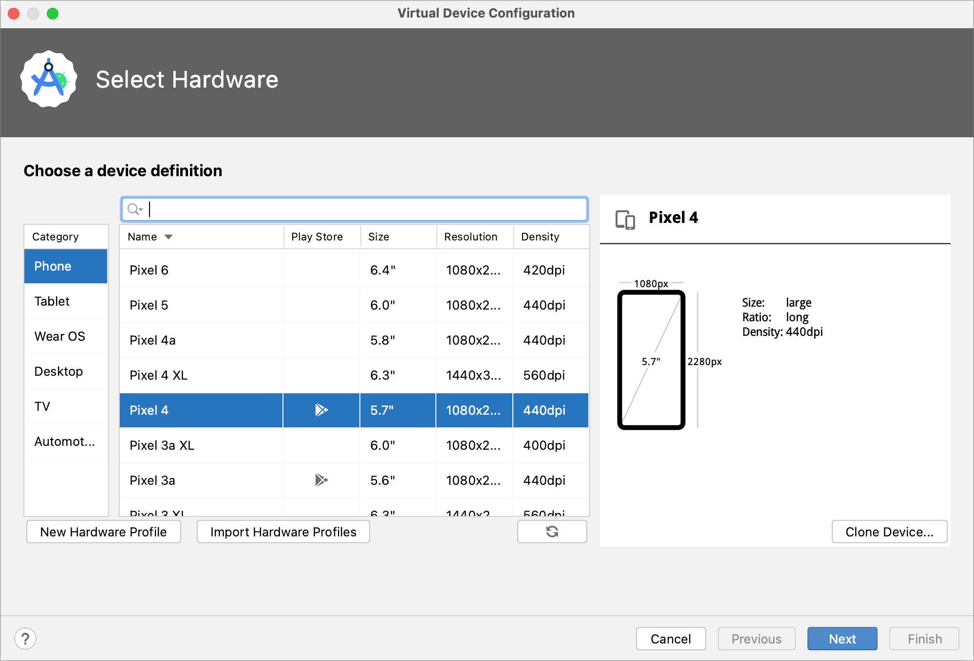 Creating an Android Emulator in Android Studio – Xojo Programming Blog