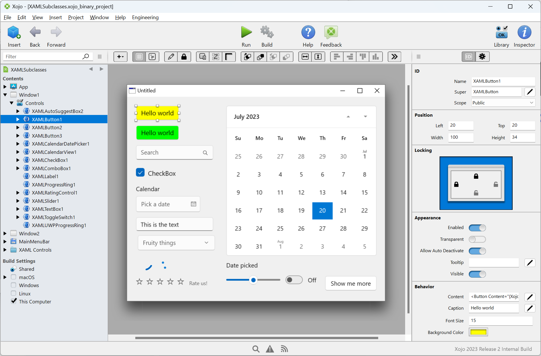 Doing More With DesktopXAMLContainer – Xojo Programming Blog