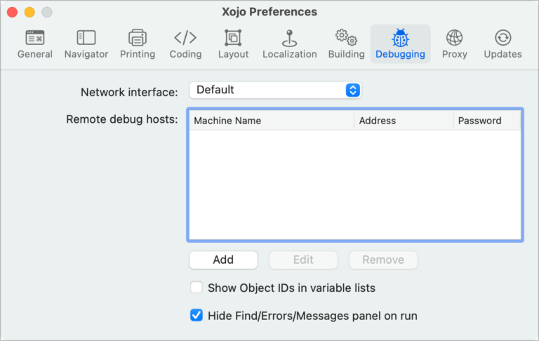 Remote Debugger: How to debug your app on any computer – Xojo ...