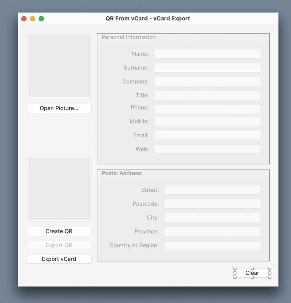 Tutorial: Create QR Codes with vCard Information – Xojo Programming Blog