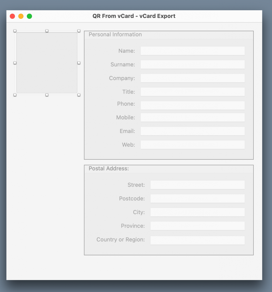 Tutorial: Create QR Codes with vCard Information – Xojo Programming Blog