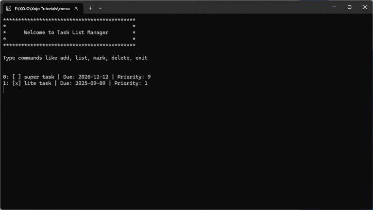 Year of Code 2025: August Project, Console Apps – Xojo Programming Blog